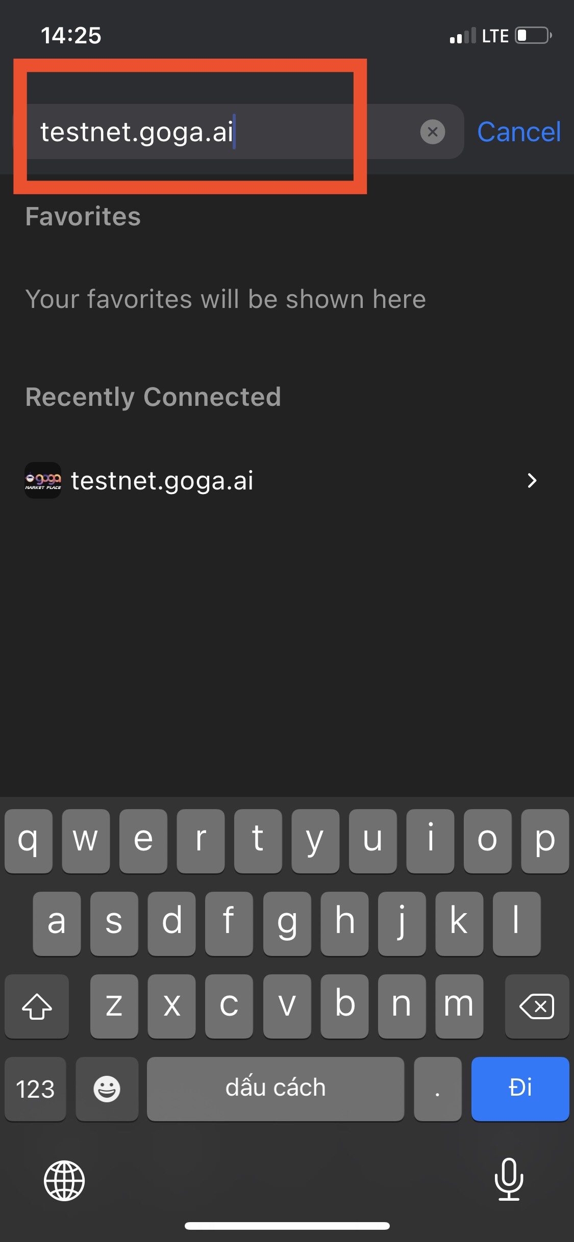 How to Buy GOGA NFT on GOGA Marketplace Using a Mobile Device