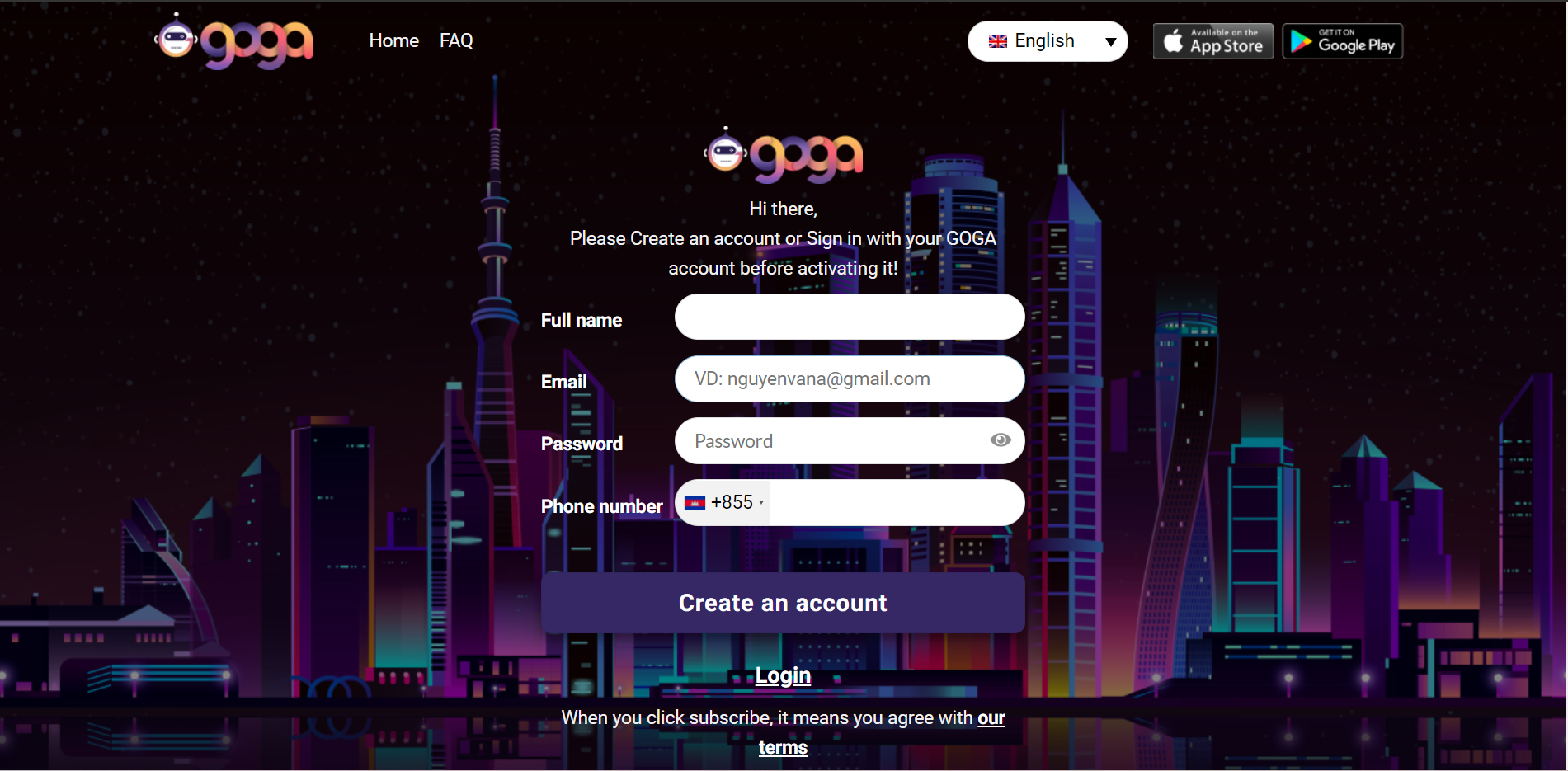 ណែនាំអំពីការធ្វើឱ្យសកម្ម GOGA Premium